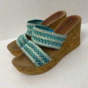 Sbicca | Shoes | Sbicca Vintage Collection Wedge Platform Boho Beachy ...